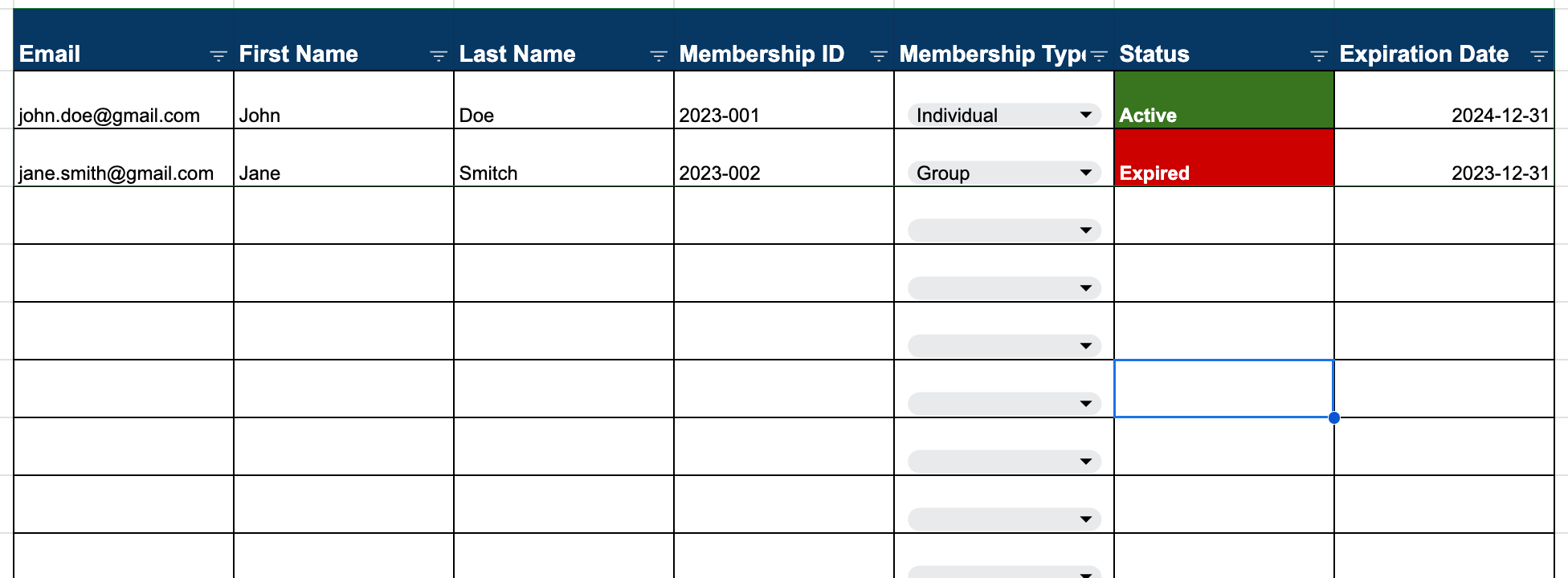 How to Create a Membership Database in Excel with Free Template [Updated for 2024]